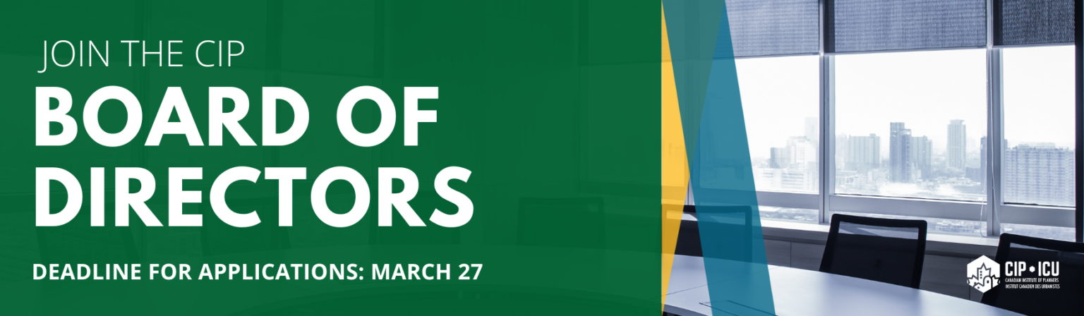 2023 CIP BOARD OF DIRECTORS CALL FOR NOMINATIONS – Canadian Institute ...